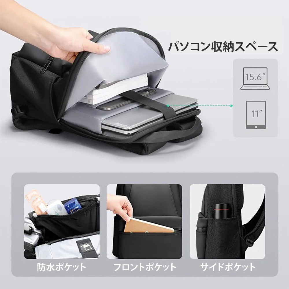 NAPLES BACKPACK - ナポリ ビジネスリュック - Broderik